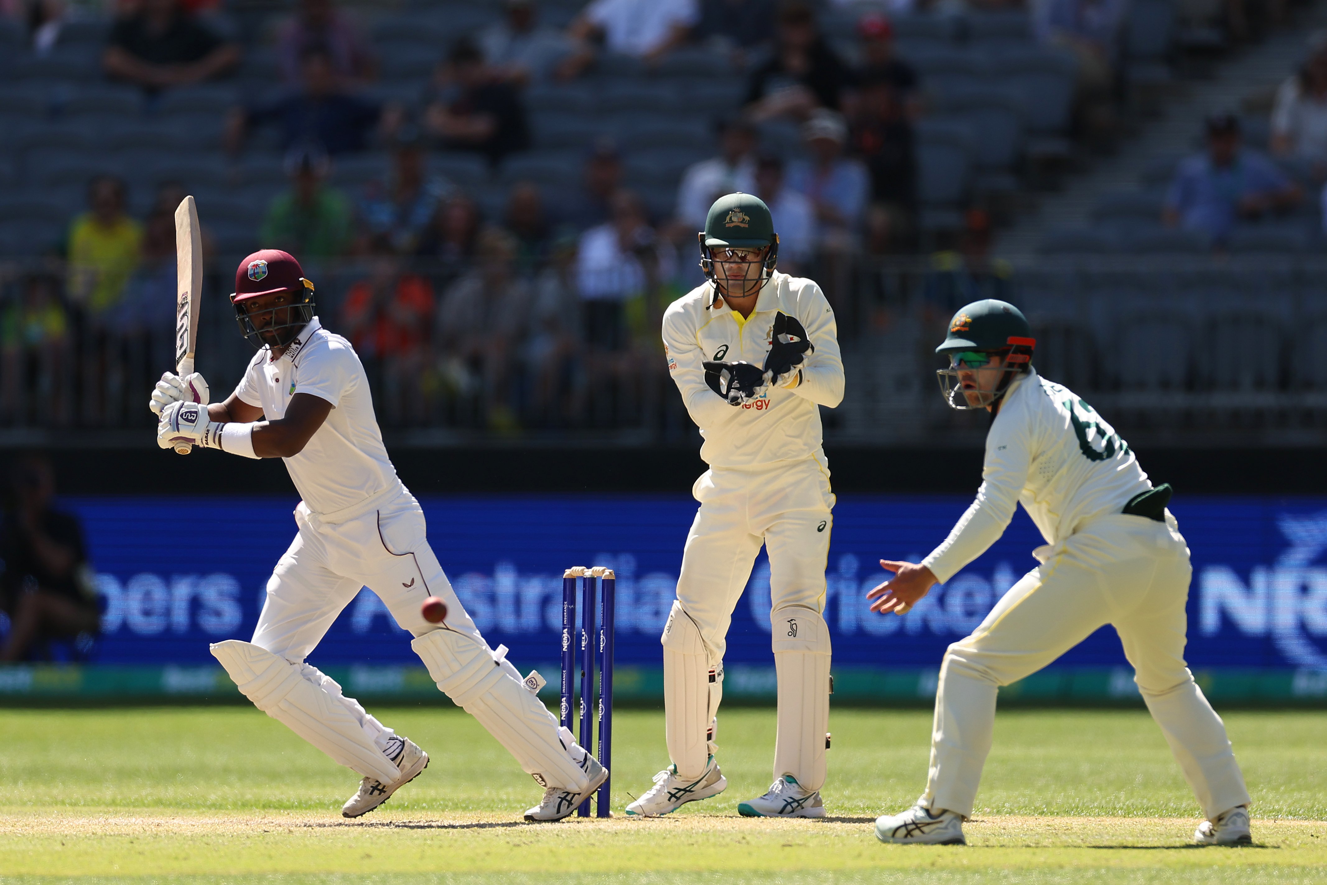 West Indies batters put up fight, before fall to new ball | Windies ...