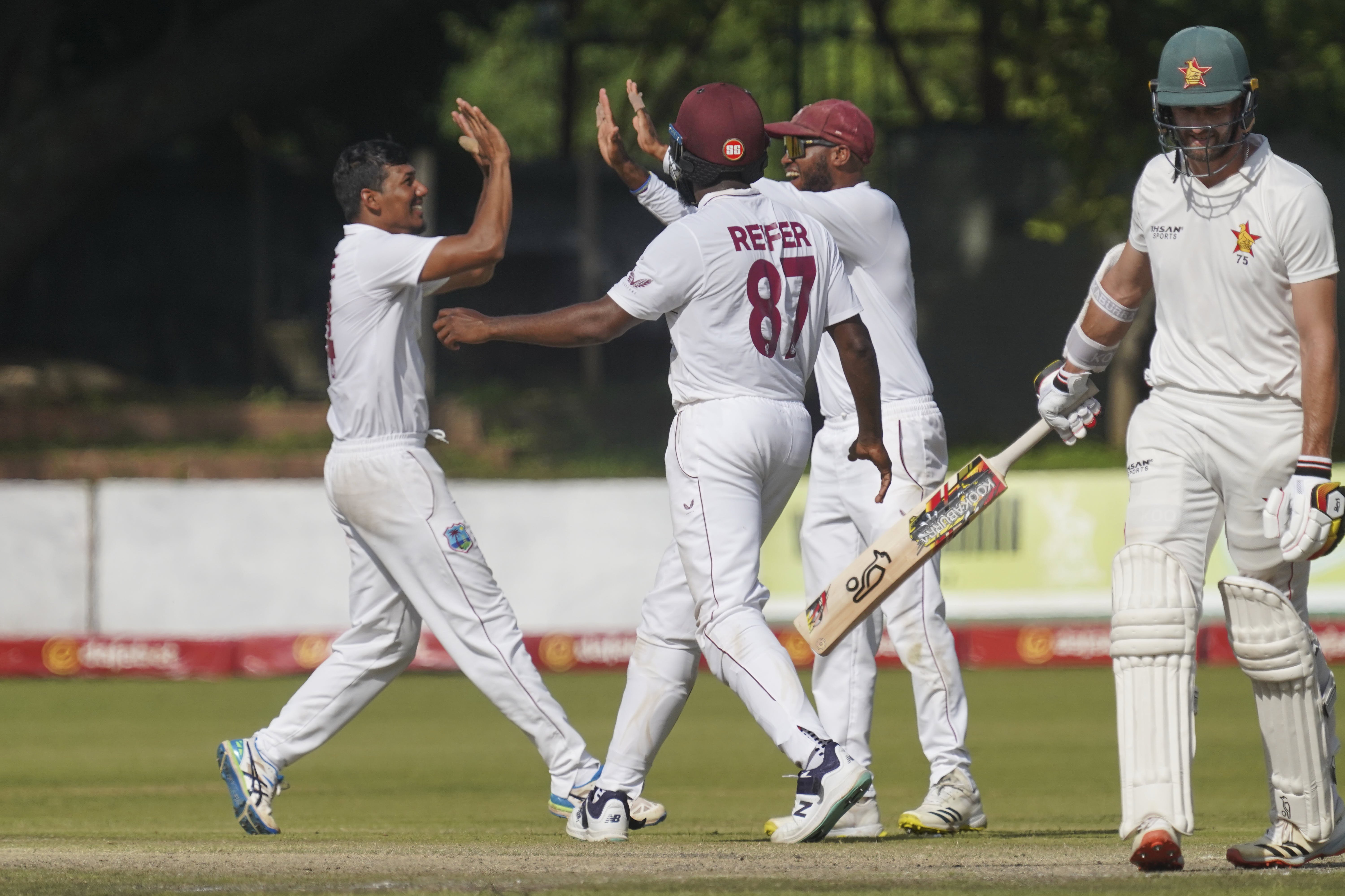Motie picks up four as Test ends in tense draw | Windies Cricket news