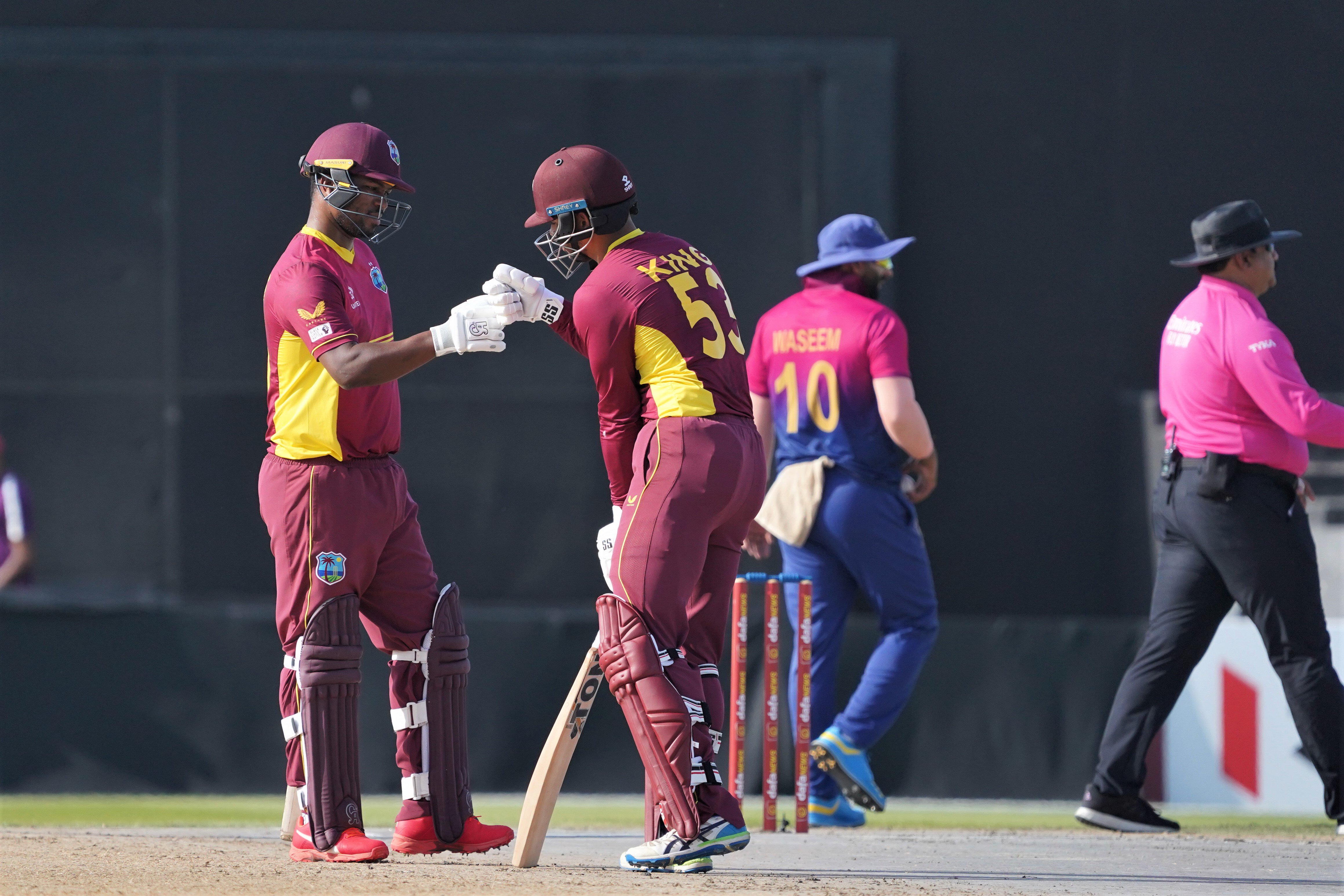 West Indies win comfortably after blistering start from King and ...